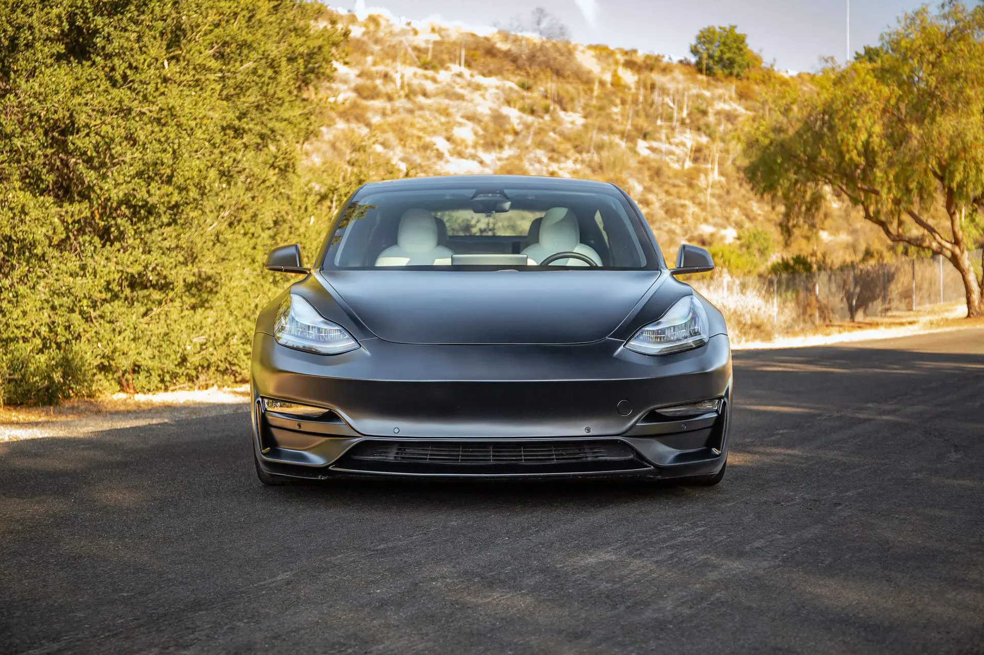 2020 Stealth Black Tesla Model 3 Performance - UP Exterior & Suspension ...