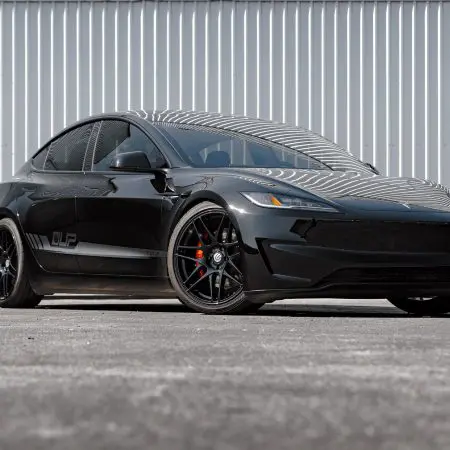 Black Tesla Model 3 Performance – UP x BBS Wheels In Gloss Black