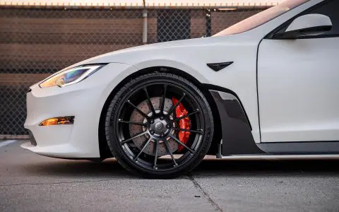 Joe Rogan's White Unplugged Performance Model S-APEX