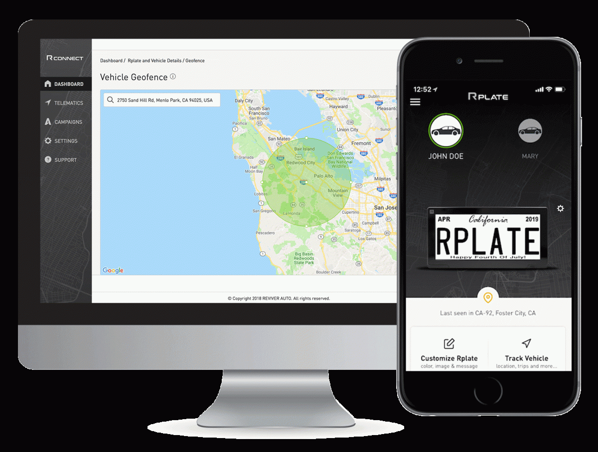 Legal digital license plates? | River Daves Place