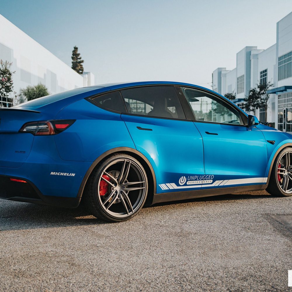 High-efficiency trunk spoiler for Tesla Model Y - Unplugged Performance