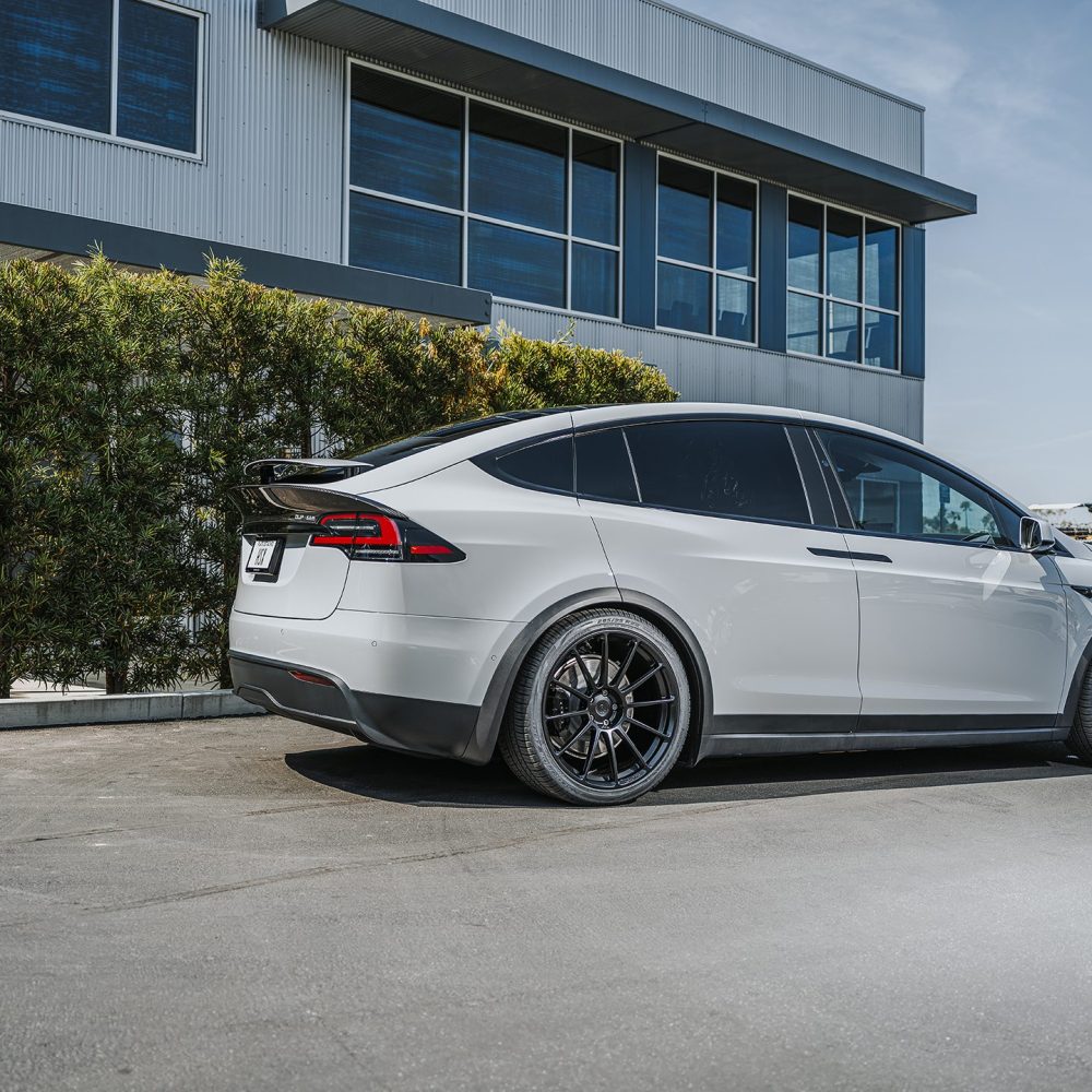 Stealth Grey Tesla Model X Long Range with UP Forged UP-03 Satin Bronze ...