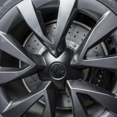 Model X Plaid - Superlight Rear Carbon Ceramic Rotor Kit