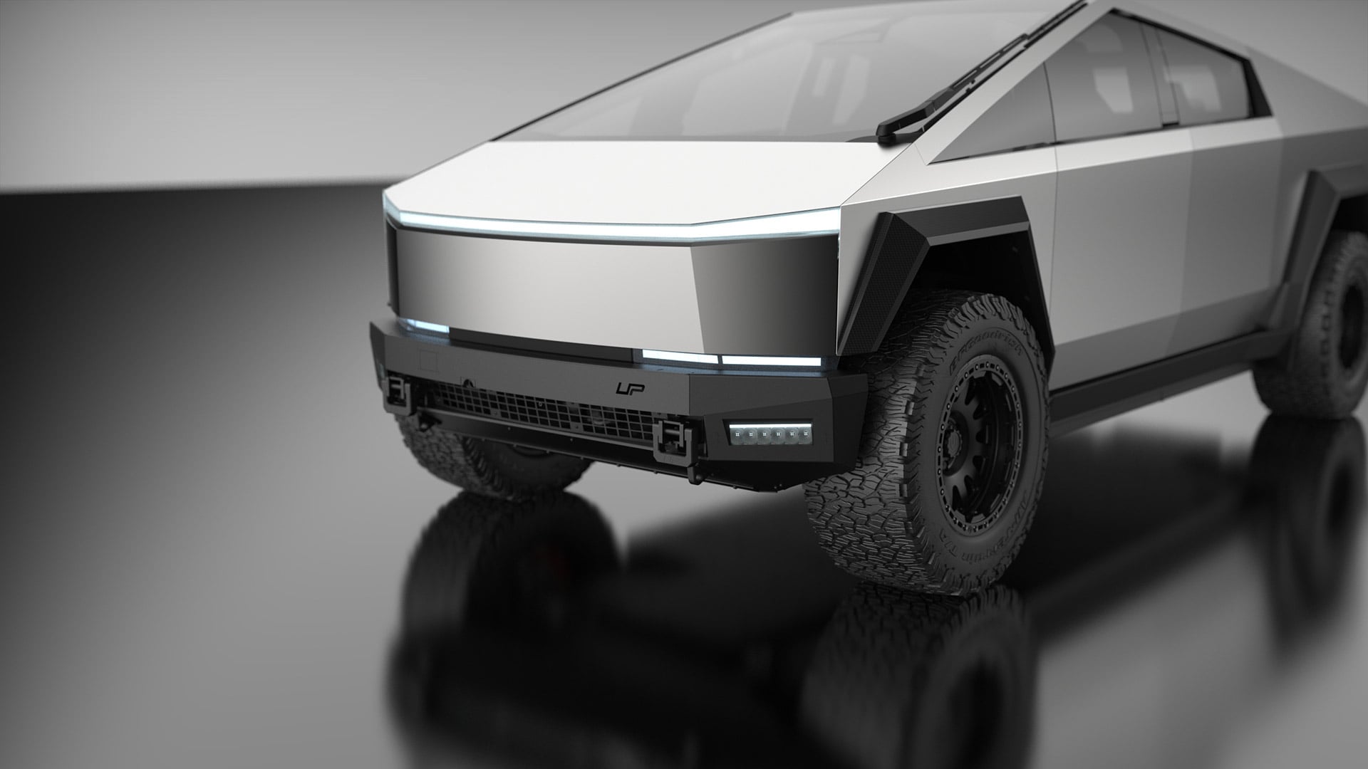 Tesla Cybertruck HD Front Bumper - UP INVINCIBLE®
