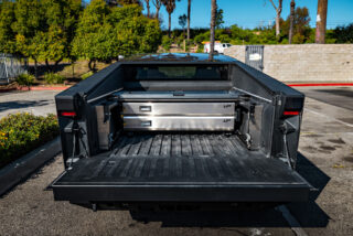 Tesla Cybertruck Bed Storage Pro System - UP INVINCIBLE® - Unplugged ...