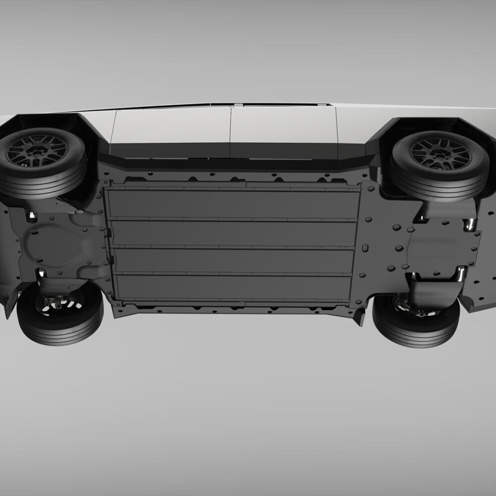 Tesla Cybertruck Underbody Armor - UP INVINCIBLE® - Unplugged Performance