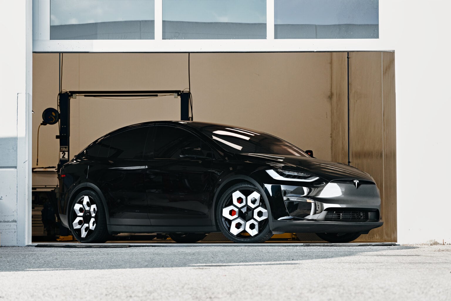 Tesla Model X / Model X Plaid - UP CYBRHEX Forged Wheels (Set of 4 ...