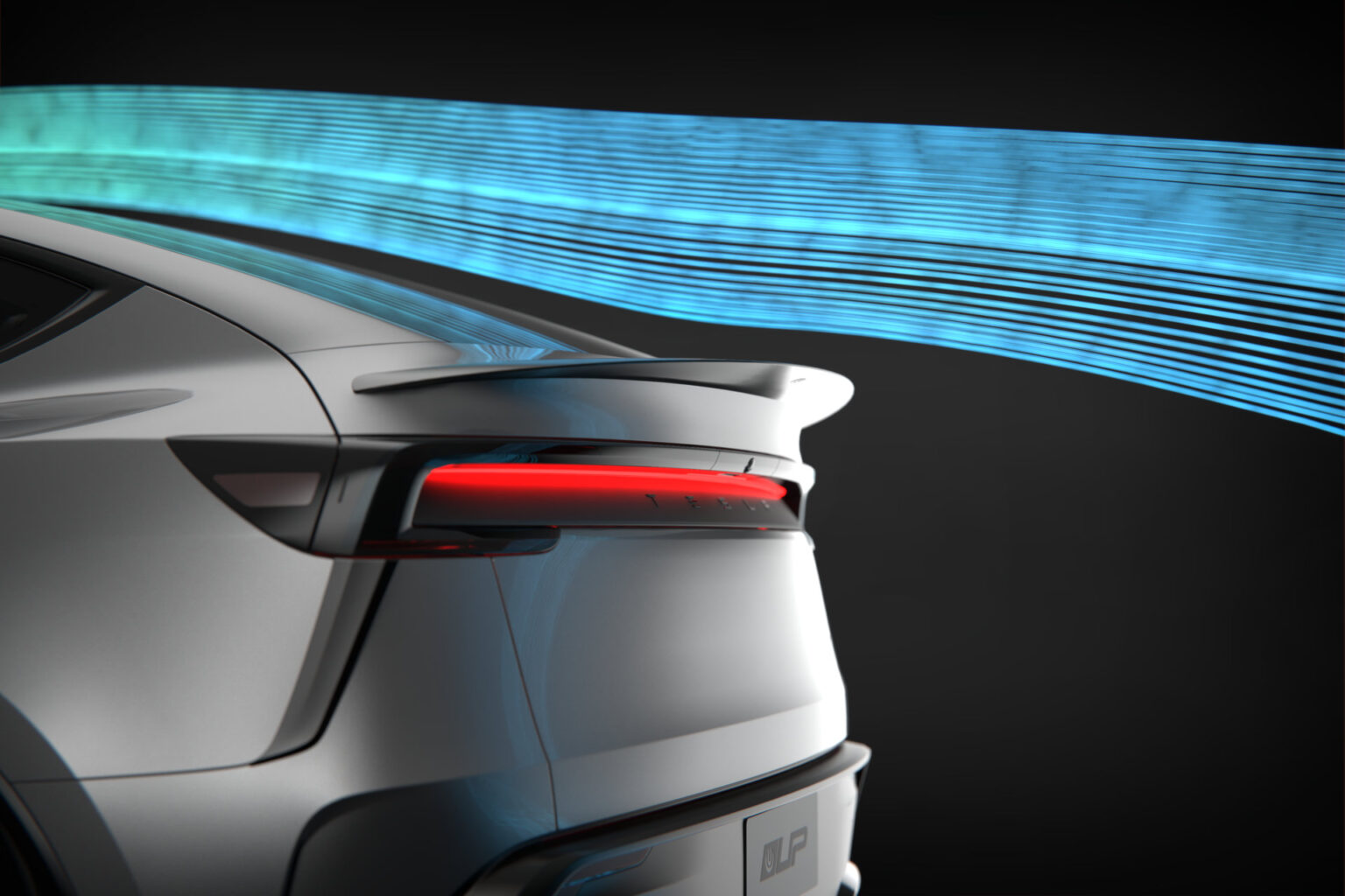 Tesla Model Y (2026+) Efficiency Trunk Spoiler - Unplugged Performance