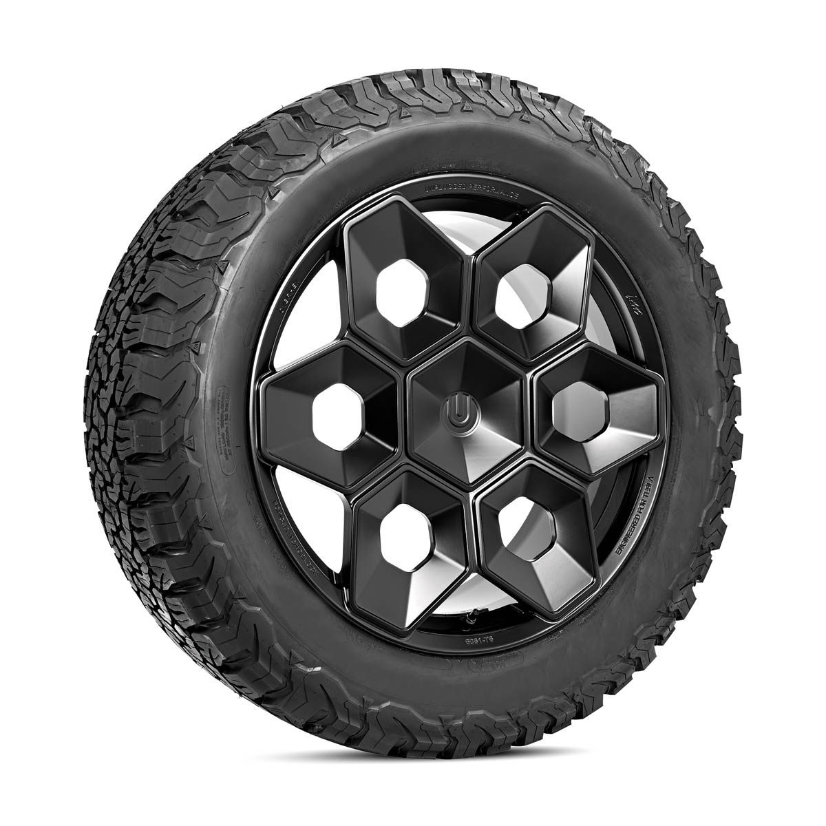 Tesla Cybertruck 24-Inch CYBRHEX Wheel and Tire Package - Unplugged ...