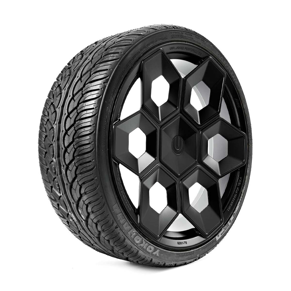 Tesla Model Y 20-Inch UP Forged CYBRHEX Wheel and Tire Package ...