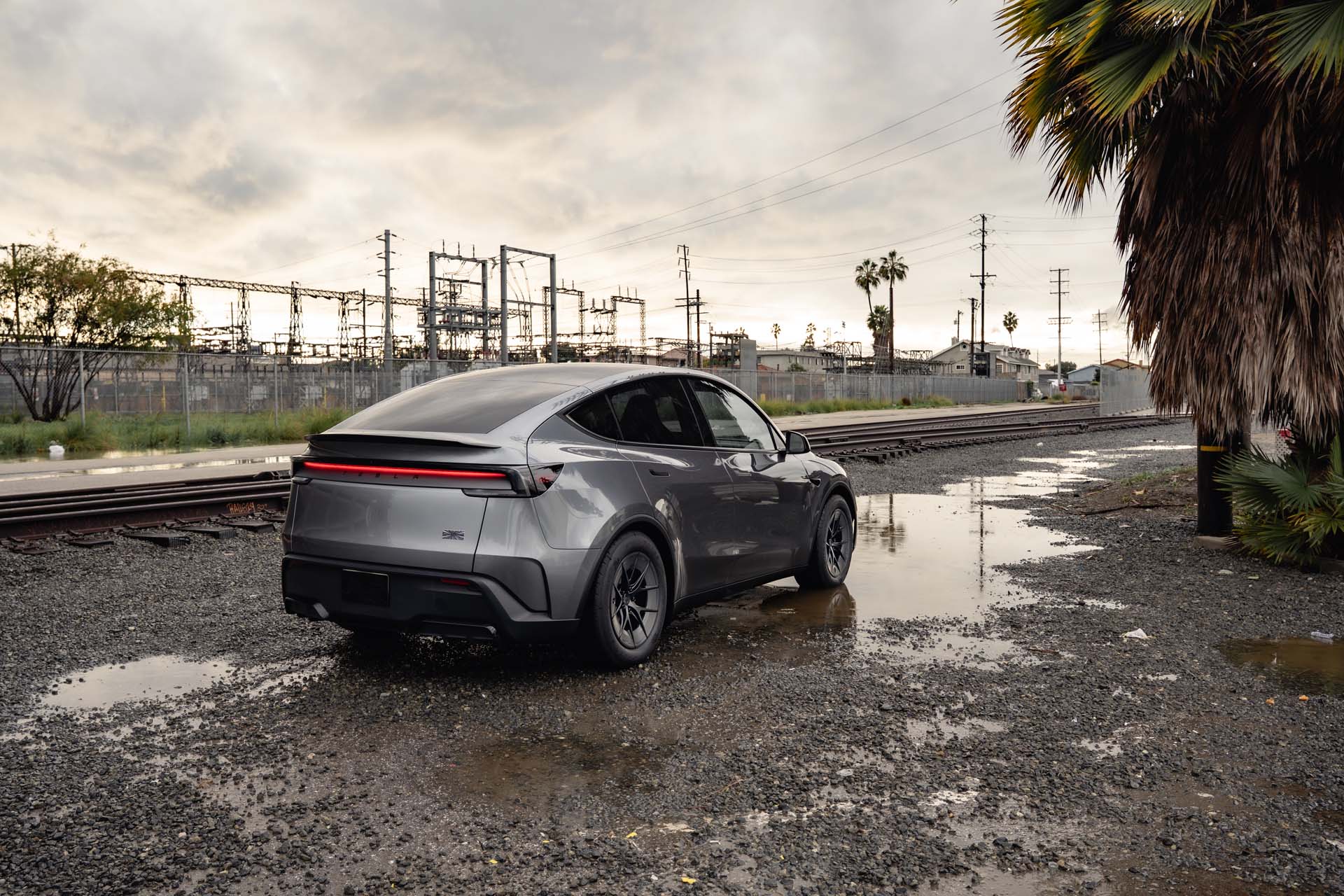 Quicksilver Tesla Model Y Juniper Performance on 18-Inch UP Forged UP ...